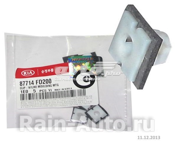 87714FD200 Hyundai/Kia пистон (клип крепления молдинга двери)