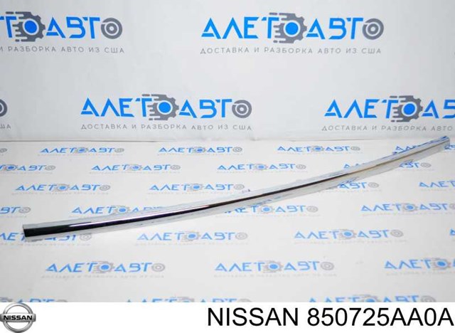 850725AA0A Nissan молдинг бампера заднего центральный
