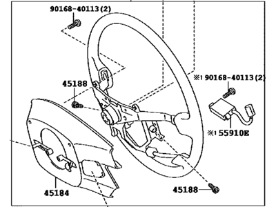 4510060721C1 Toyota Рулевое колесо
