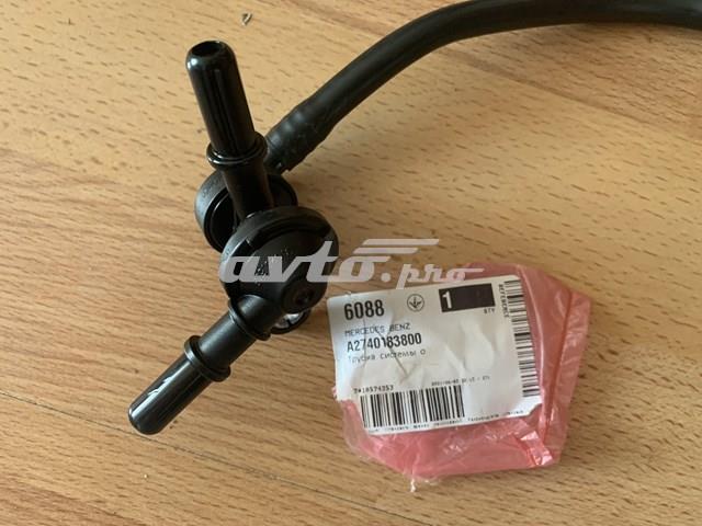 2740183800 Mercedes трубка впускного колектора