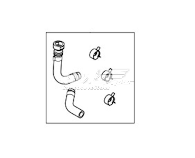 LR022801 Land Rover сапун картера двз, (d5 4.4d)