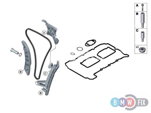 11312457622 BMW цепь грм, комплект