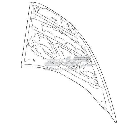 95851101110GRV Porsche капот porsche cayenne 15-17