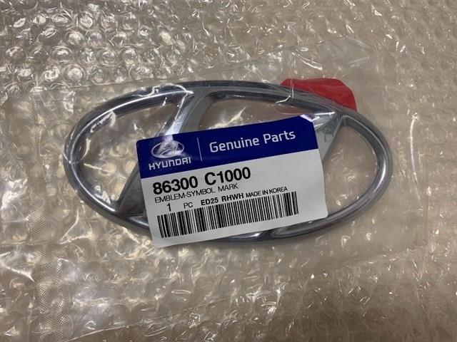 86300C1000 Hyundai/Kia эмблема крышки багажника (фирменный значок)