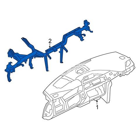 51459291315 BMW опора панели приборов