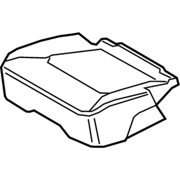 JL7Z7863804FL Ford cover asy - rear seat cushion