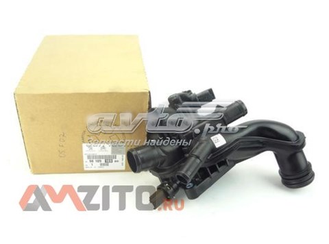 9810916980 Peugeot/Citroen термостат (В сборе, С корпусом, С прокладкой, С
