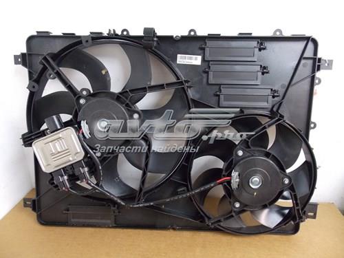 LR100364 Land Rover диффузор радиатора охлаждения, в сборе с мотором и