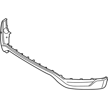 KT4Z17D957AA Ford бампер передний, нижняя часть