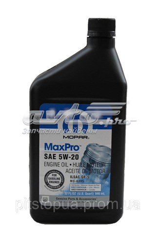 Масло моторное Chrysler 68218890AB по цене от 211.55 грн