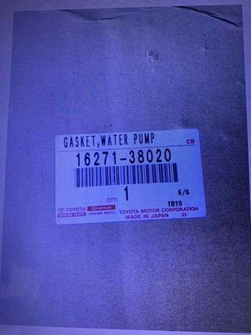 1627138020 Toyota Прокладка водяной помпы