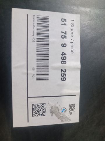 51759498259 BMW Защита двигателя, поддона (моторного отсека)