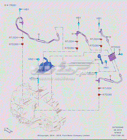 4834499 Ford ford сальник распредвала