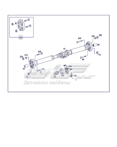 A0004110600 Mercedes муфта кардана эластичная передняя/задняя
