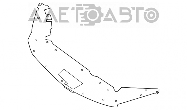 623223YU0A Nissan накладка передней панели (суппорта радиатора верхняя)