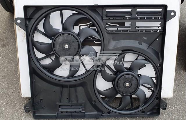 F2GZ8C607E Ford диффузор радиатора охлаждения, в сборе с мотором и