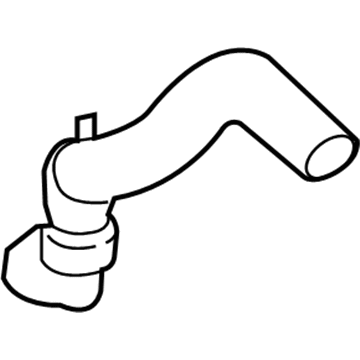 F2GZ8286B Ford шланг (патрубок радиатора охлаждения нижний)