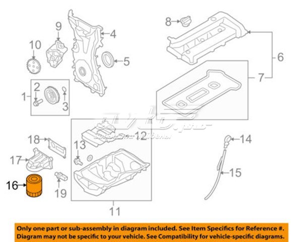 BE8Z6731AB Ford фильтр масляный
