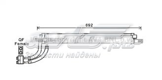 OL3675 AVA радиатор охлаждения, акпп/кпп