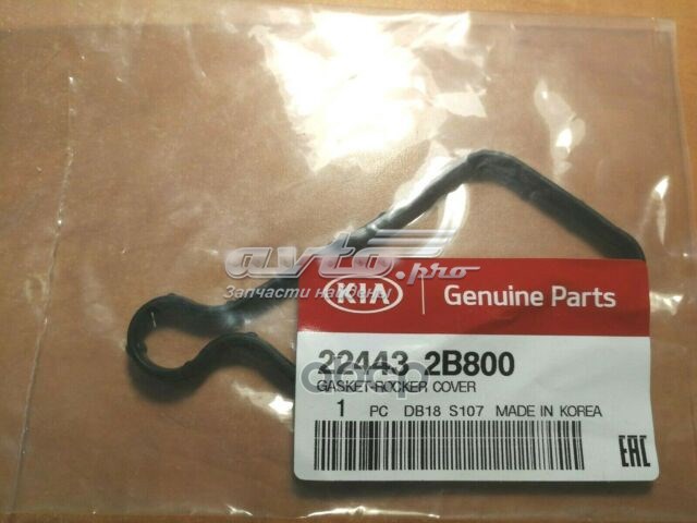 224432B800 Hyundai/Kia прокладка клапанной крышки двигателя внутренняя