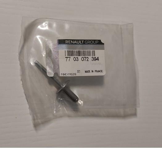 7703072394 Renault (RVI) крепление заклепка d=6mm (7703072394 renault)