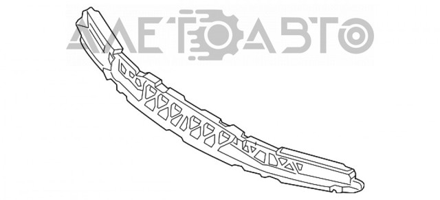 51117266190 BMW абсорбер (наполнитель бампера переднего)