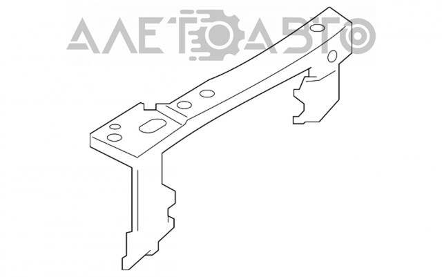 F2GZ16C078A Ford кронштейн крепления крыла переднего правого верхний