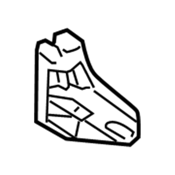 525870C010 Toyota кронштейн бампера заднего правый