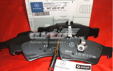 0074206720 Mercedes задние колодки