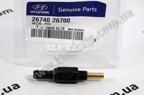 2674026700 Hyundai/Kia клапан pcv (вентиляции картерных газов)
