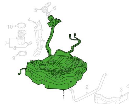 5WA201055C VAG Бак топливный