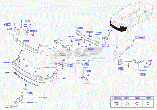 86690C5000 Hyundai/Kia сравнить цены на Автопро