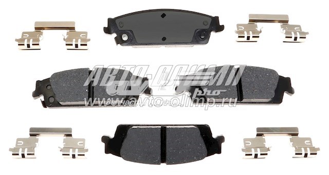 17D1707CH AC Delco колодки тормозные, комплект