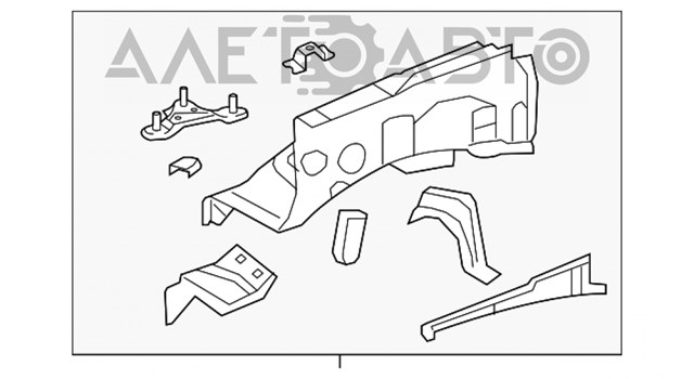 537010C110 Toyota сравнить цены на Автопро