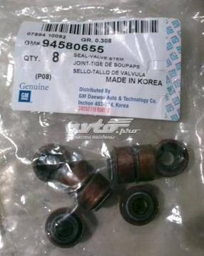 94580655 General Motors сальник клапана (маслосъемный, впуск/выпуск)