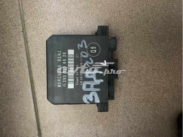 A2038206526 Mercedes | Блок комфорта задней двери A 203 820 65 26 ...