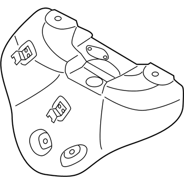 Защита (тепловой экран) выпускного коллектора купить на Авто.про ...