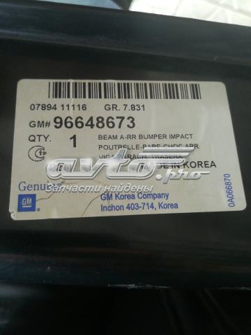 96648673 General Motors усилитель бампера заднего