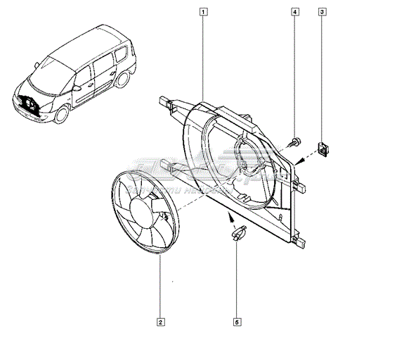 7701049661 Renault (RVI) Регулятор оборотов вентилятора охлаждения ...