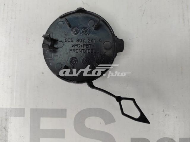 5C5807241AGRU VAG Заглушка бампера буксировочного крюка передняя