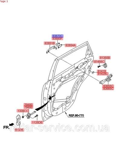 836522P010 Hyundai/Kia сравнить цены на Автопро