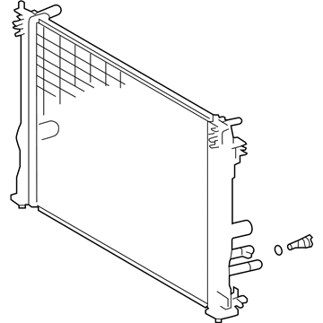 1640025141 Toyota Радиатор охлаждения двигателя