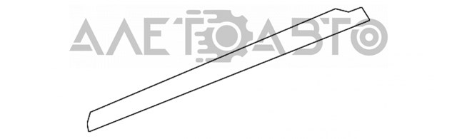 A1646904880 Mercedes уплотнитель стекла двери передней правой внешний