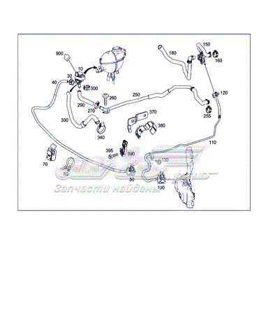 A2048307496 Mercedes шланг