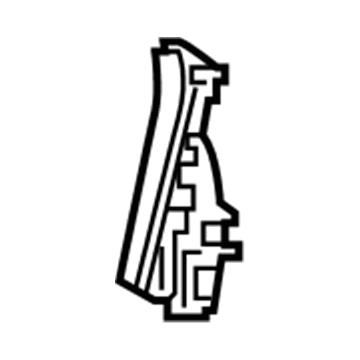 82560H8000 Hyundai/Kia channel assy - front door rear, rh