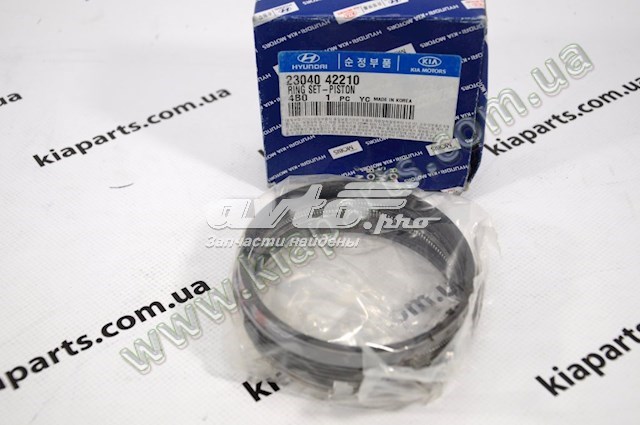 2304042210 Hyundai/Kia кольца поршневые комплект на мотор, std.