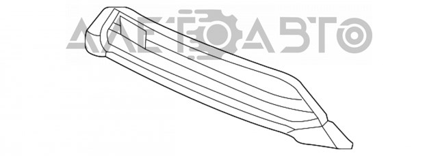 71152T2FA50 Honda решетка бампера переднего центральная