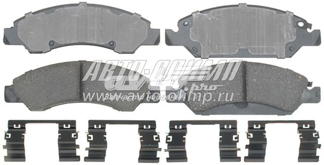 19428004 General Motors колодки тормозные дисковые перед