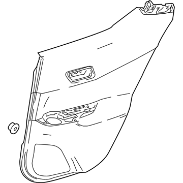 6763010A10C0 Toyota panel assy, rr door