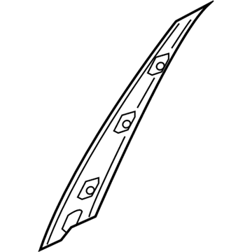 822602W000 Hyundai/Kia молдинг стойки двери перед пр ( 82260-2w000 )